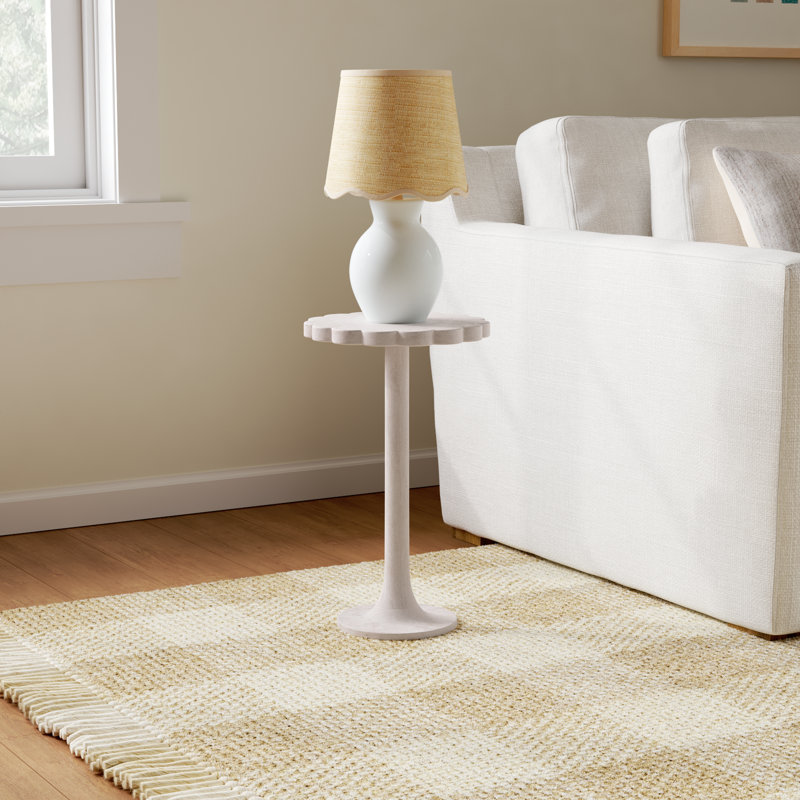 Birch Lane™ Valerian Solid Wood Pedestal End Table | Birch Lane